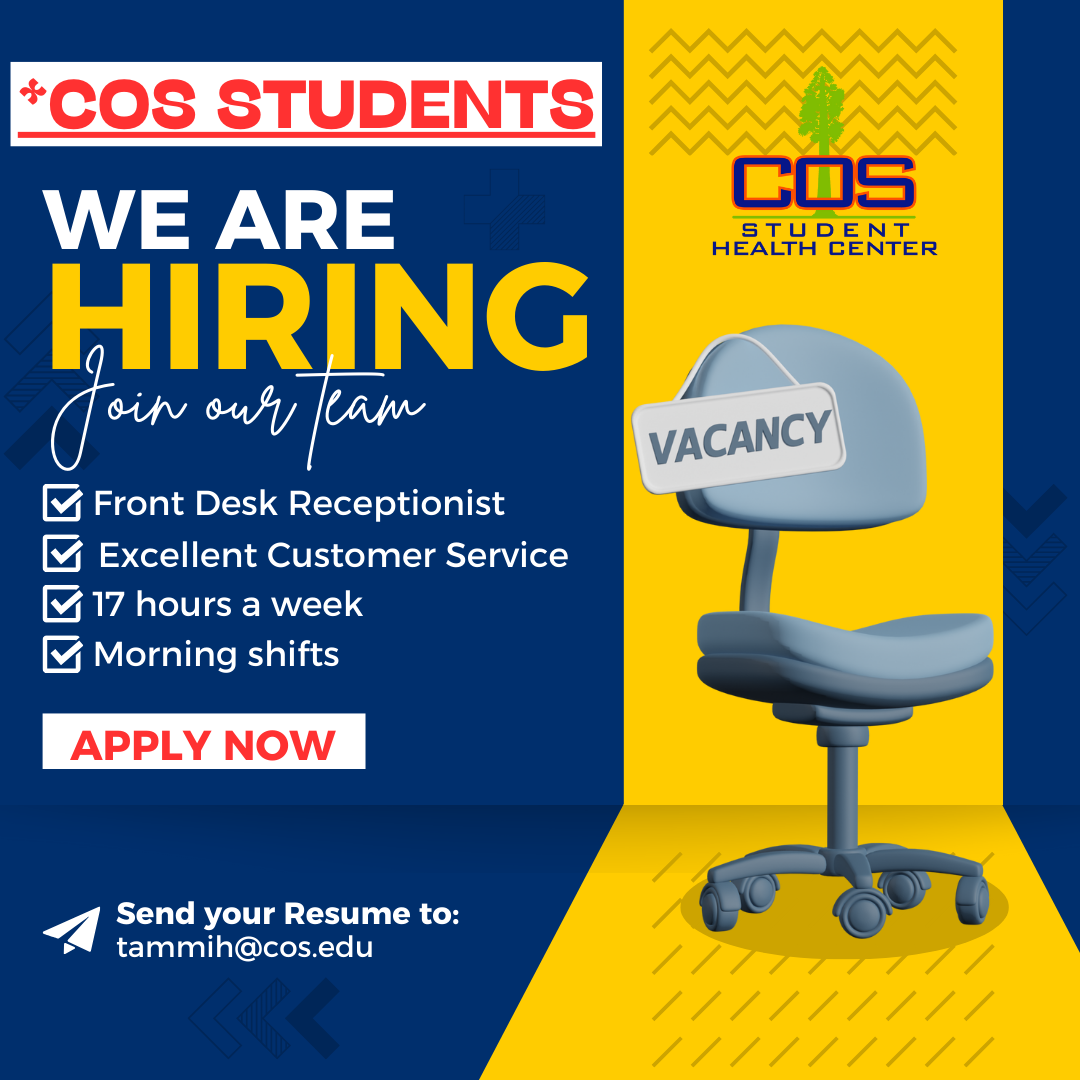 College of the Sequoias | COS Student Health Center